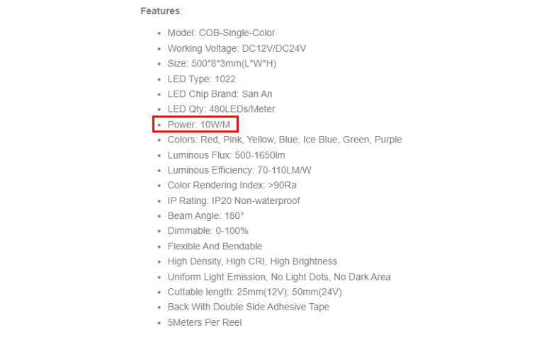 How To Calculate The Power Consumption Of Your LED Strips? – Ledbe Blog