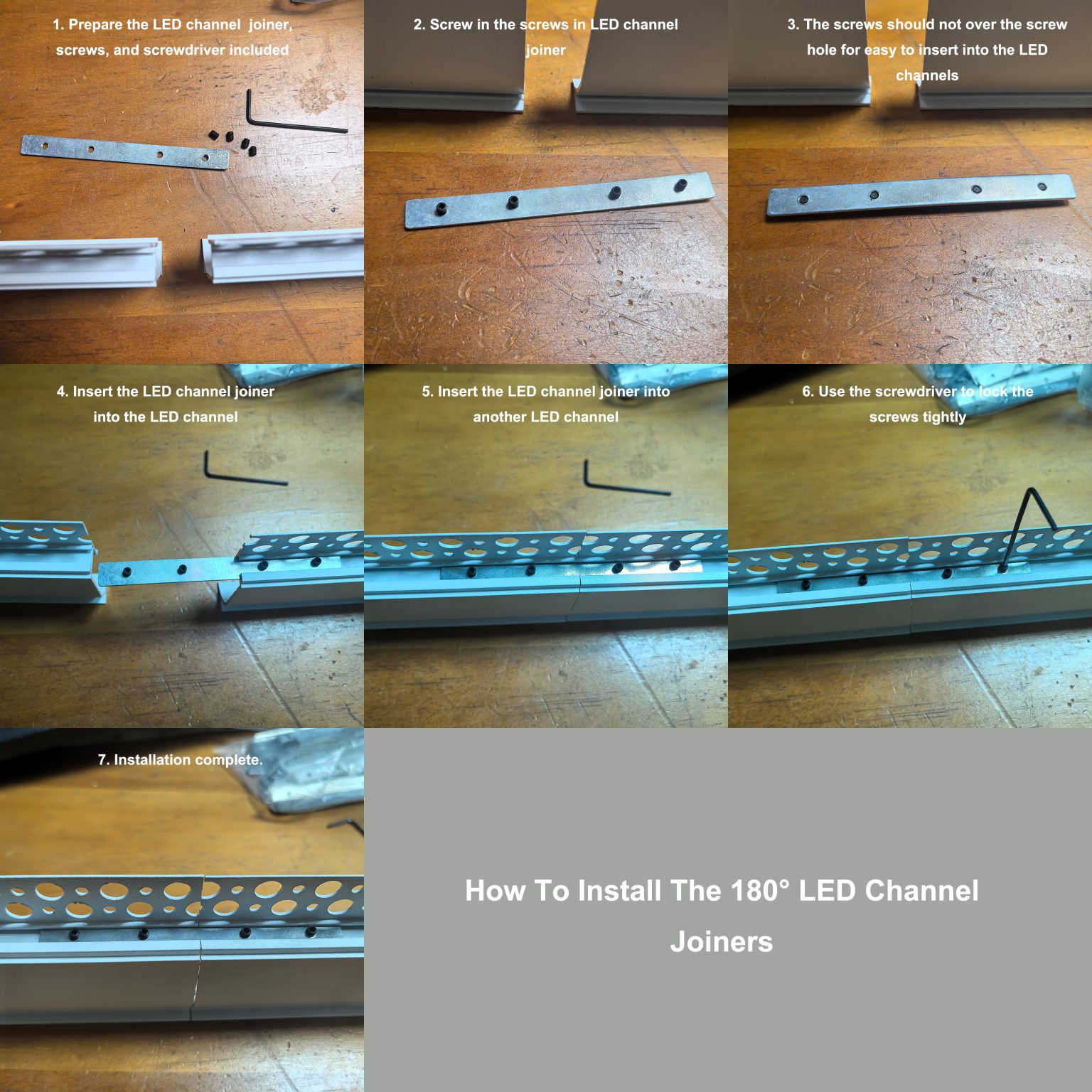 How To Install The LED Channel Joiners? – Ledbe Blog