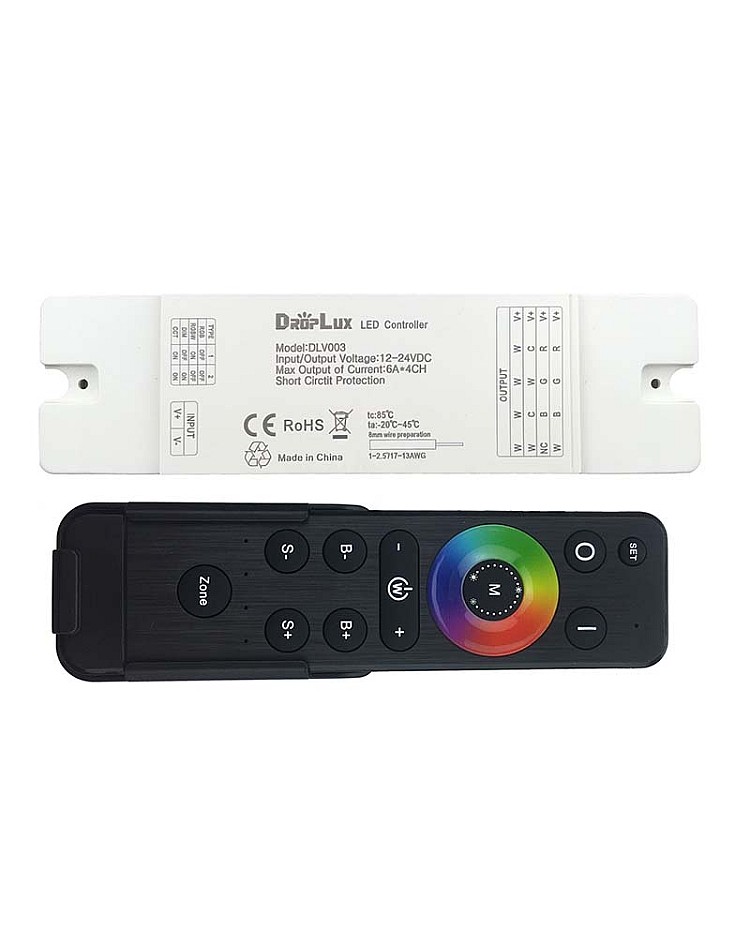 4 IN 1 Wireless Sync Controller With Remote For RGBW LED Lights