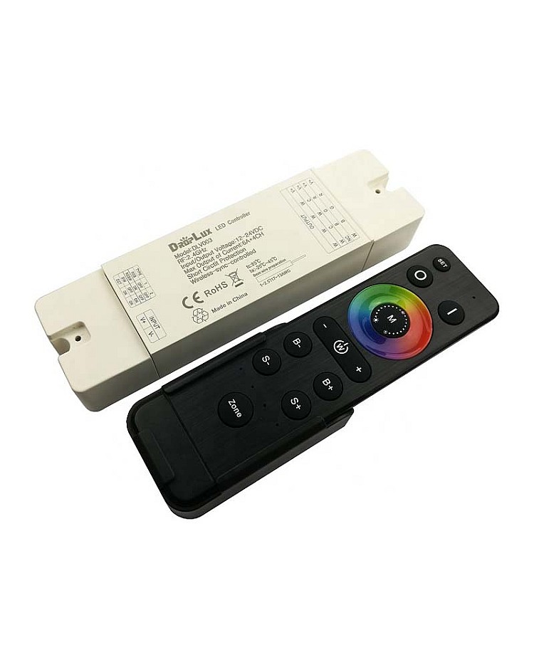 4 IN 1 Wireless Sync Controller With Remote For RGBW LED Lights